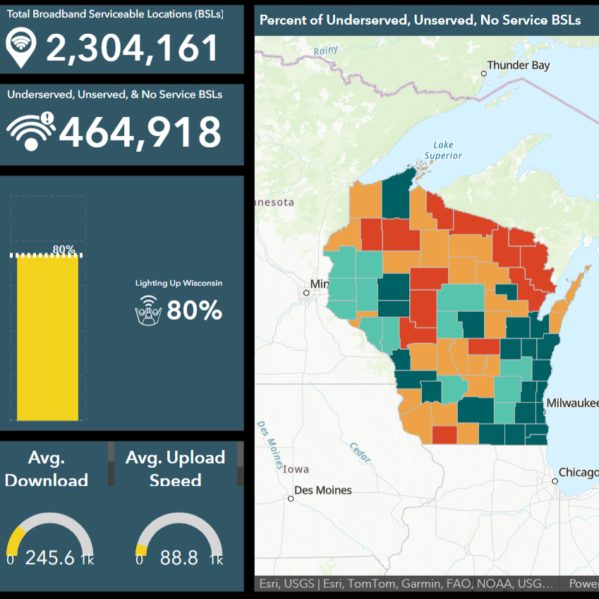 PSC Broadband Maps